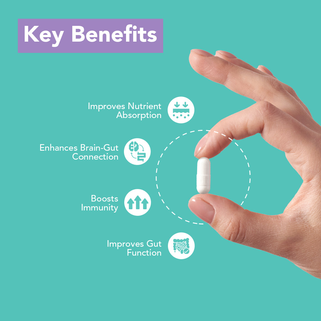 Intebact Probiotic Capsule - Boost Gut Health, Enhance Nutrient ...